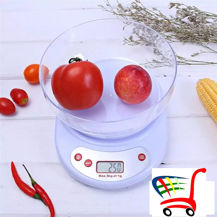 Kuhinjska vaga sa posudom do 5kg – Kuhinjska vaga sa posudom do 5kg