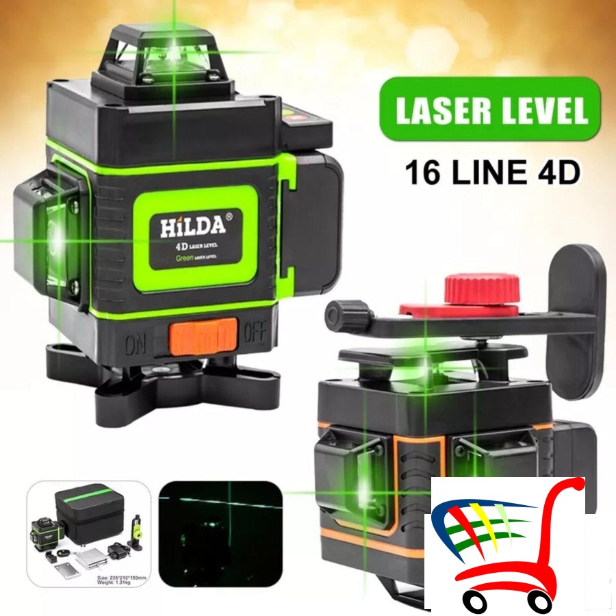 Laser za nivelaciju 4D 16 Linija DIGITALNI – Laser za nivelaciju 4D 16 Linija DIGITALNI