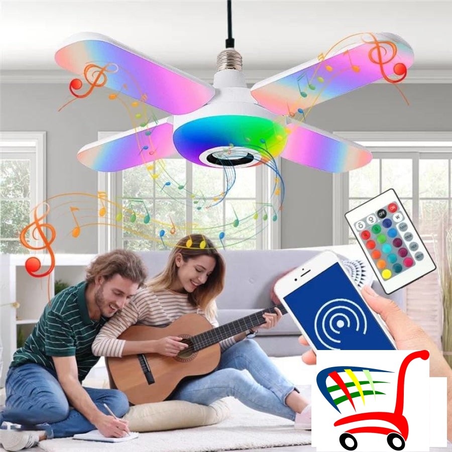 LED BLUETOOTH muzička sijalica – LED BLUETOOTH muzička sijalica