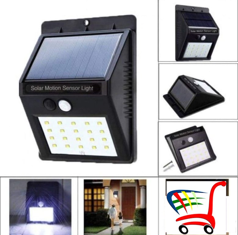 Led reflektor na solarno punjenje 20 Led sijalica – Led reflektor na solarno punjenje 20 Led sijalica