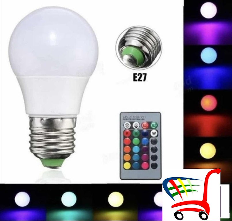 led sijalica rgb – sijalica na daljinski RGB 16 boja 15w – led sijalica rgb – sijalica na daljinski RGB 16 boja 15w