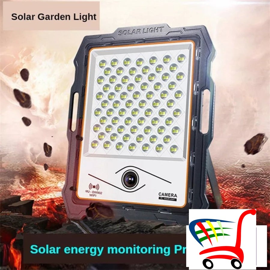 Led solarni reflektor 100w + ip kamera 1080P- – Led solarni reflektor 100w + ip kamera 1080P-
