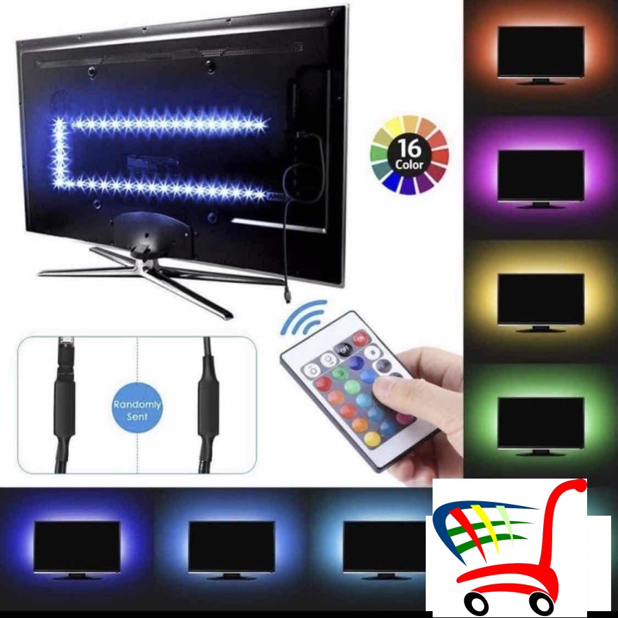 Led traka RGB 5m usb TV dioda – Led traka RGB 5m usb TV dioda