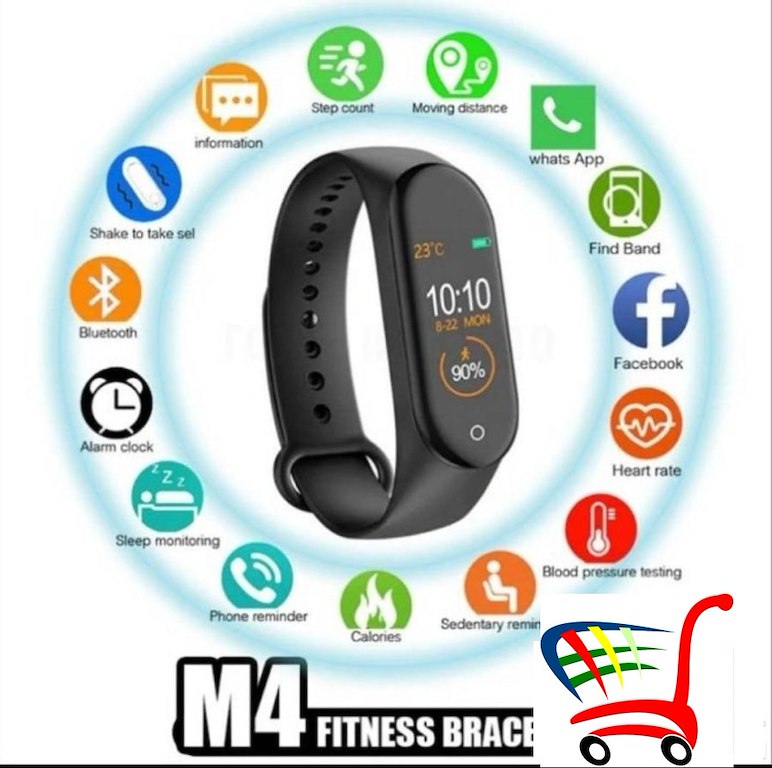 M4 fitness narukvica-M4 narukvica-PAMETNA NARUKVICA-M4 Smart – M4 fitness narukvica-M4 narukvica-PAMETNA NARUKVICA-M4 Smart