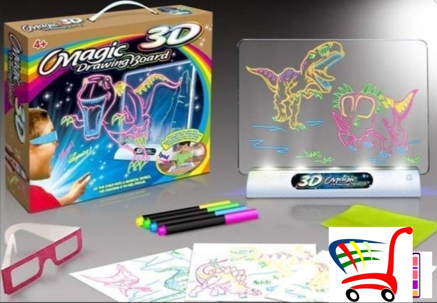Magicni 3D crtez – Magic drawing board – Magicni 3D crtez – Magic drawing board