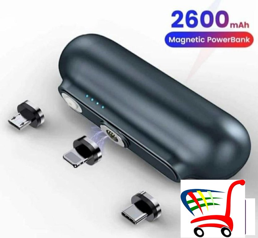 Mali magnetni eksterni punjač – power bank – baterija – Mali magnetni eksterni punjač – power bank – baterija