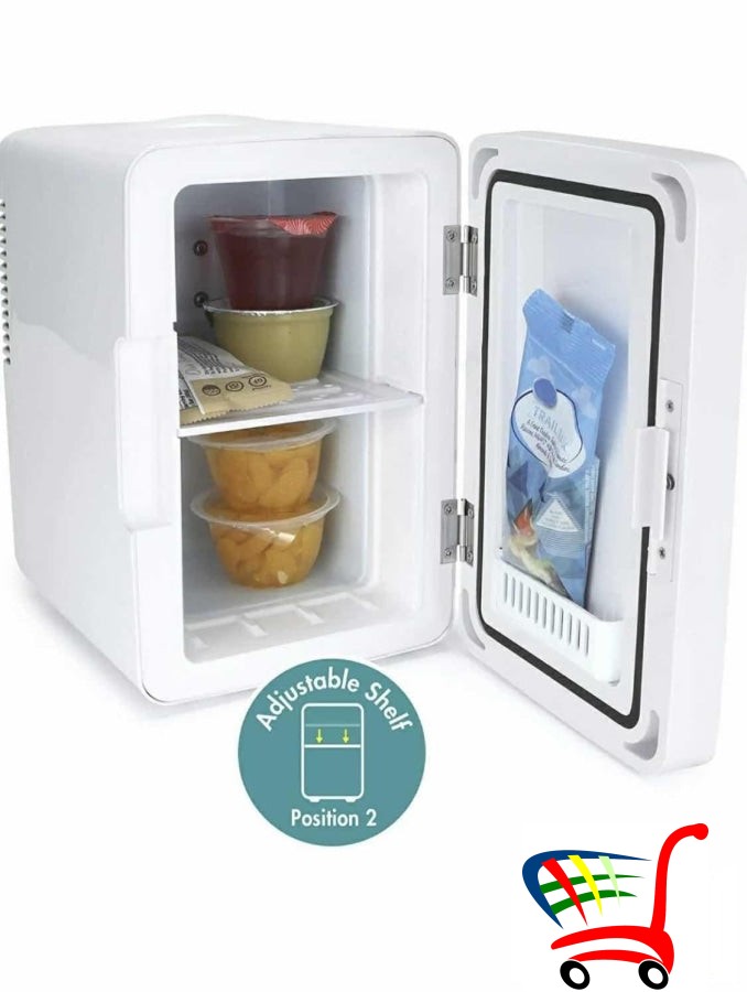 mali mini frižider sa led svetlom i ogledalom – 220v i 12v – mali mini frižider sa led svetlom i ogledalom – 220v i 12v