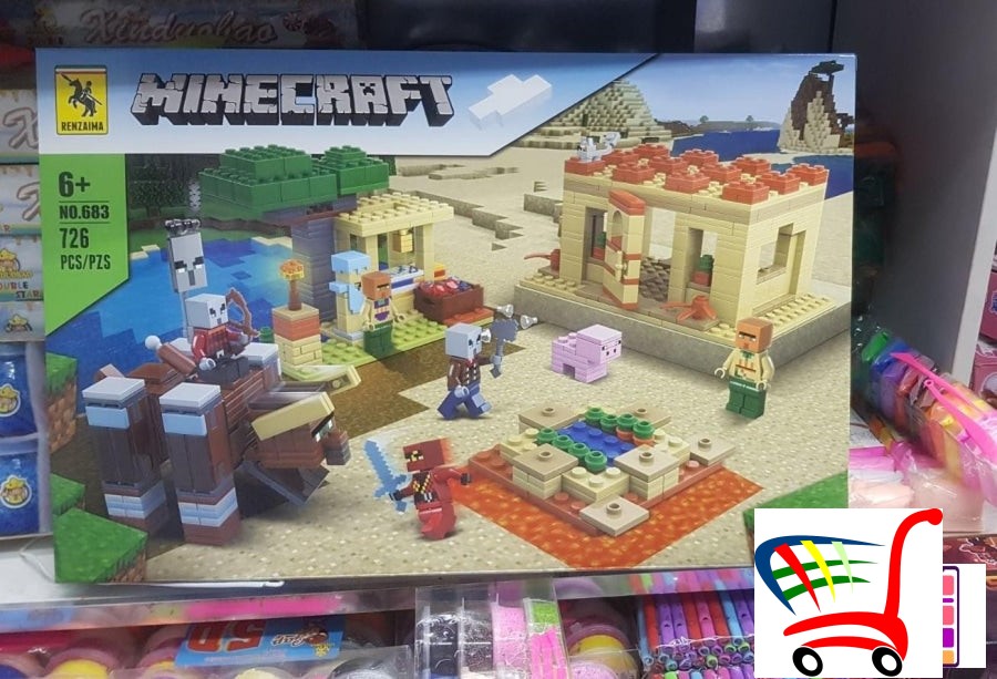 Minecraft kocke-Veliko pakovanje, 726 kockica – Minecraft kocke-Veliko pakovanje, 726 kockica