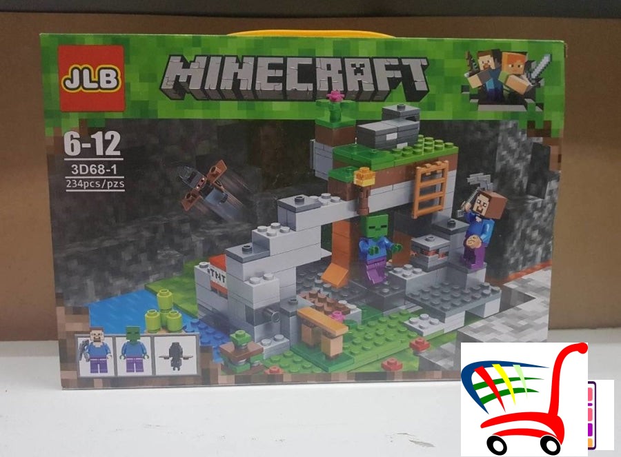 Minecraft zamak, kocke-234 kockica malo pakovanje – Minecraft zamak, kocke-234 kockica malo pakovanje