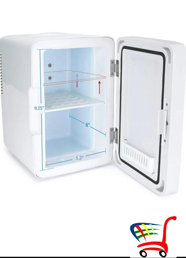 Mini frižider mali sa ogledalom i led svetlom – 220v i 12v – Mini frižider mali sa ogledalom i led svetlom – 220v i 12v