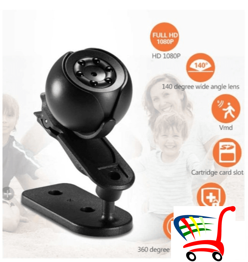 Mini Kamera Sa Nocnim Vidom i Senzorom 1080P a – Mini Kamera Sa Nocnim Vidom i Senzorom 1080P a