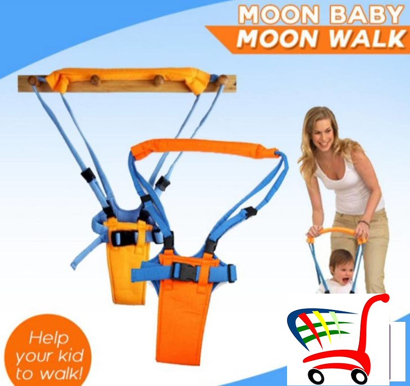 MOON WALK Šetalica / Hodalica Za BEBE DO 17kg – Plava – MOON WALK Šetalica / Hodalica Za BEBE DO 17kg – Plava