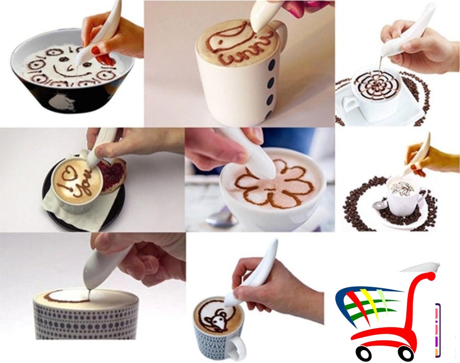 Olovka za dekoraciju kafe Spice pen Ukrasavanje kafe – Olovka za dekoraciju kafe Spice pen Ukrasavanje kafe
