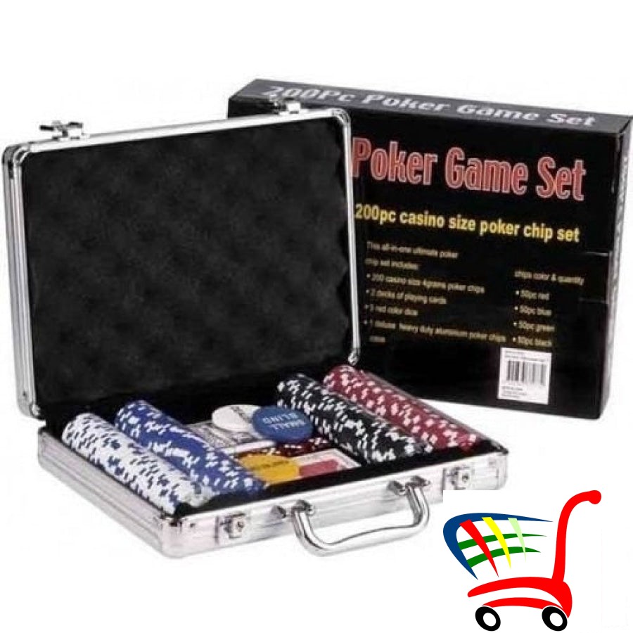 Poker set 200 zetona – Poker set 200 zetona