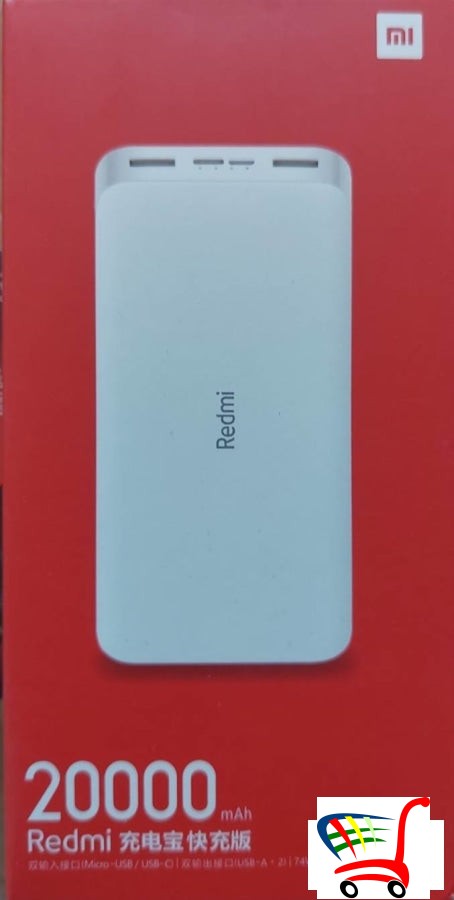 POWER bank Xiaomi Redmi 20.000mAh – POWER bank Xiaomi Redmi 20.000mAh