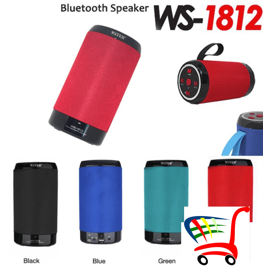 Prenosivi Bluetooth zvucnik WS-1812 () – Prenosivi Bluetooth zvucnik WS-1812 ()