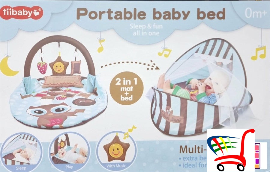 Prenosivi dečiji krevetac sa igračkama i muzikom – Prenosivi dečiji krevetac sa igračkama i muzikom