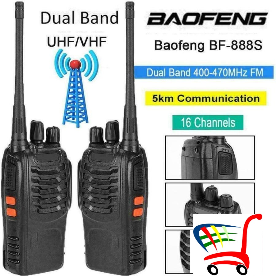 Radiostanica 2 komada BF-888S – Radiostanica 2 komada BF-888S