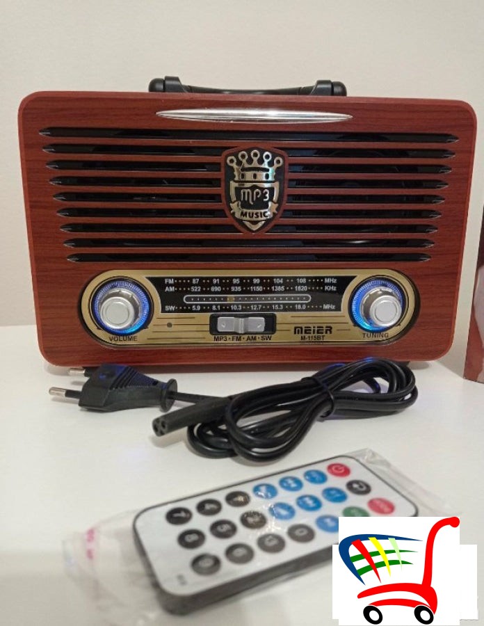 RETRO bluetooth RADIO sa daljinskim upravljacem – RETRO bluetooth RADIO sa daljinskim upravljacem