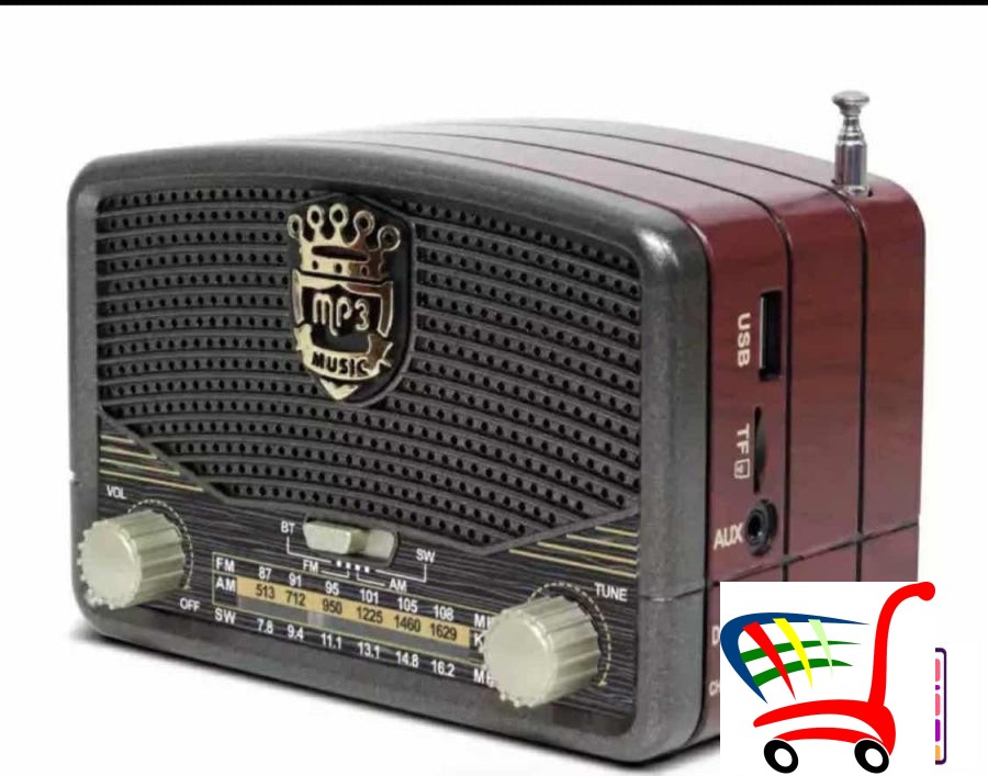 retro radio – tranzistor na baterije i struju – MK 619 BT – retro radio – tranzistor na baterije i struju – MK 619 BT