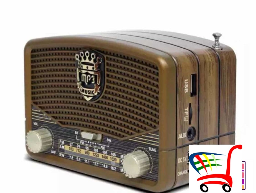 Retro radio – tranzistor na bateriju i struju – MK – 619BT – Retro radio – tranzistor na bateriju i struju – MK – 619BT