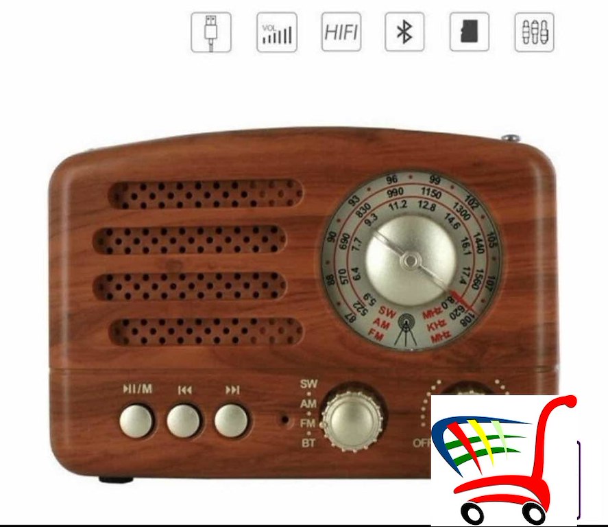 retro radio bežični CMIK MK – 615 – BT – retro radio bežični CMIK MK – 615 – BT