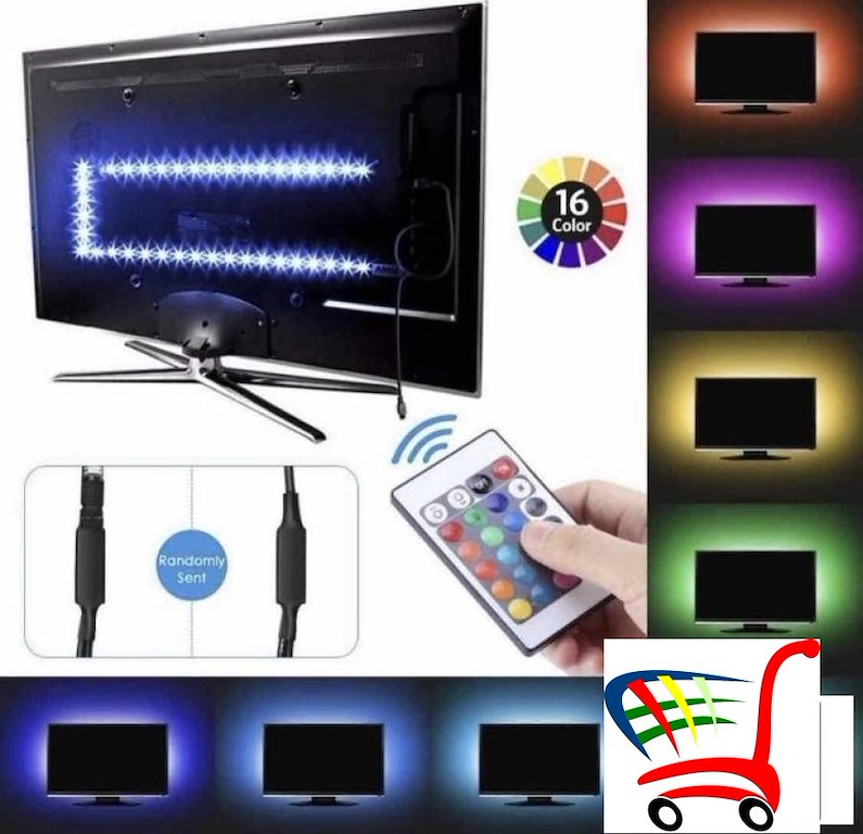 RGB led traka 5m USB TV dioda – RGB led traka 5m USB TV dioda