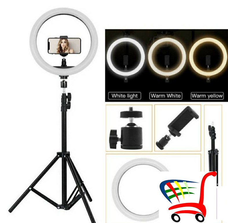 Ring light 12″ sa postoljem 30cm – Ring light 12″ sa postoljem 30cm