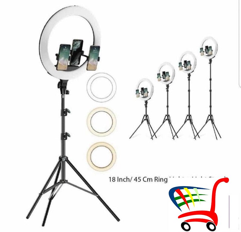 RING light 18″ (45cm) sa stativom – RING light 18″ (45cm) sa stativom