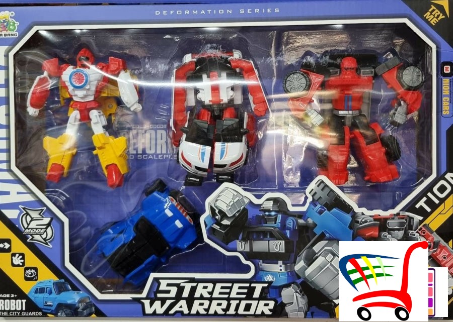 Roboti ulični ratnici borbeni set za decu – Roboti ulični ratnici borbeni set za decu