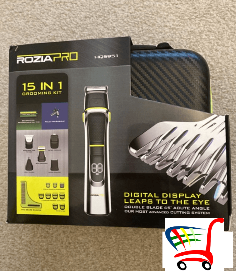 Rozia PRO Set Vodootporan 15u1 trimer- Professional Trimmer – Rozia PRO Set Vodootporan 15u1 trimer- Professional Trimmer