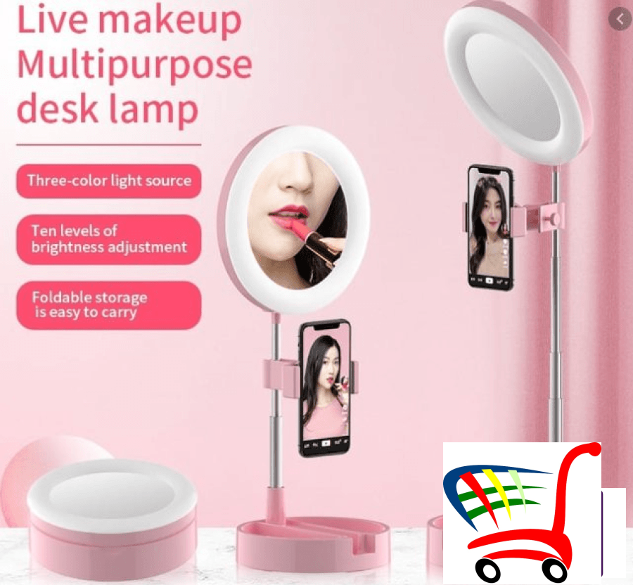 Selfi led lampa+ ogledalo () – Selfi led lampa+ ogledalo ()