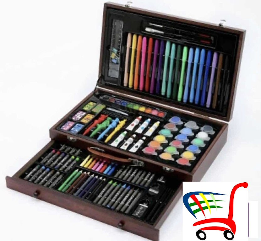set za crtanje – bojice kofer sa bojicama -130 kom – set za crtanje – bojice kofer sa bojicama -130 kom