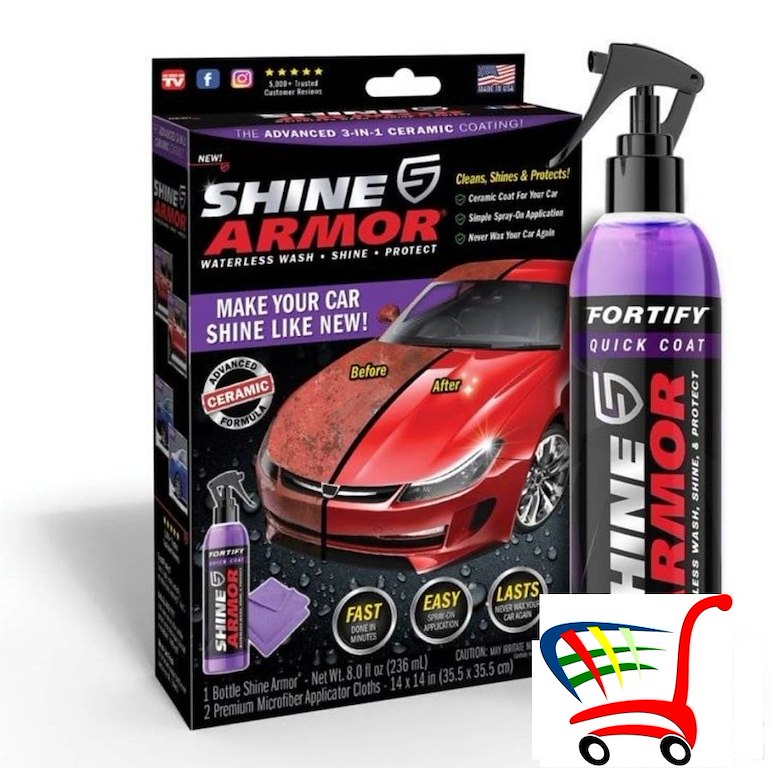 Shine armor – Sredstvo za poliranje automobila – Shine armor – Sredstvo za poliranje automobila