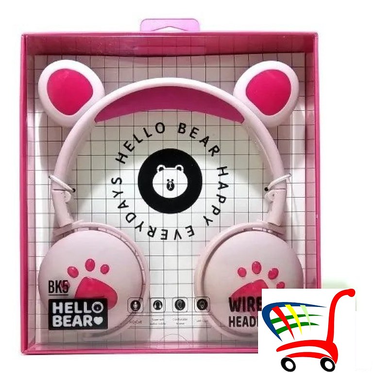 Slušalice sa led osvetljenjem HELLO BEAR-Slušalice-Slušalice – Slušalice sa led osvetljenjem HELLO BEAR-Slušalice-Slušalice