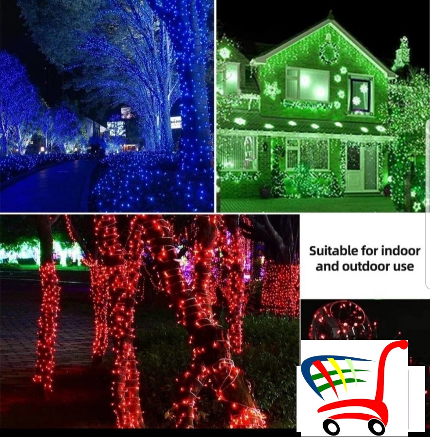 Solarne lampice-100led dioda godišnje – Solarne lampice-100led dioda godišnje