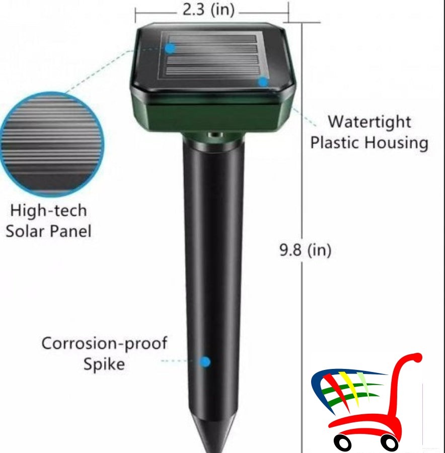 SOLARNI rasterivač krtica/štetočina – SOLARNI rasterivač krtica/štetočina