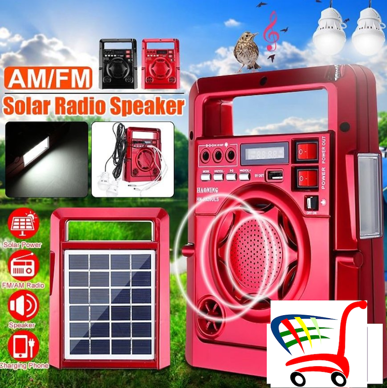 Solarni sistem+FM radio+lampa – Solarni sistem+FM radio+lampa