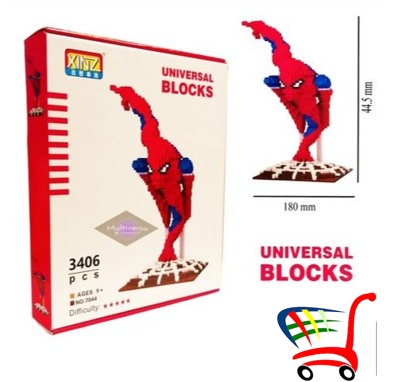 Spiderman set- 3400 sitnih kockica, spajdermen – Spiderman set- 3400 sitnih kockica, spajdermen