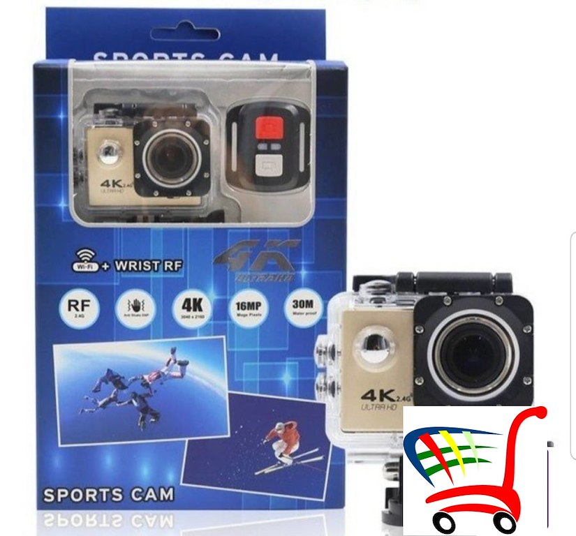 Sportska kamera 4K ultra HD WIFI sa daljinskim – Sportska kamera 4K ultra HD WIFI sa daljinskim