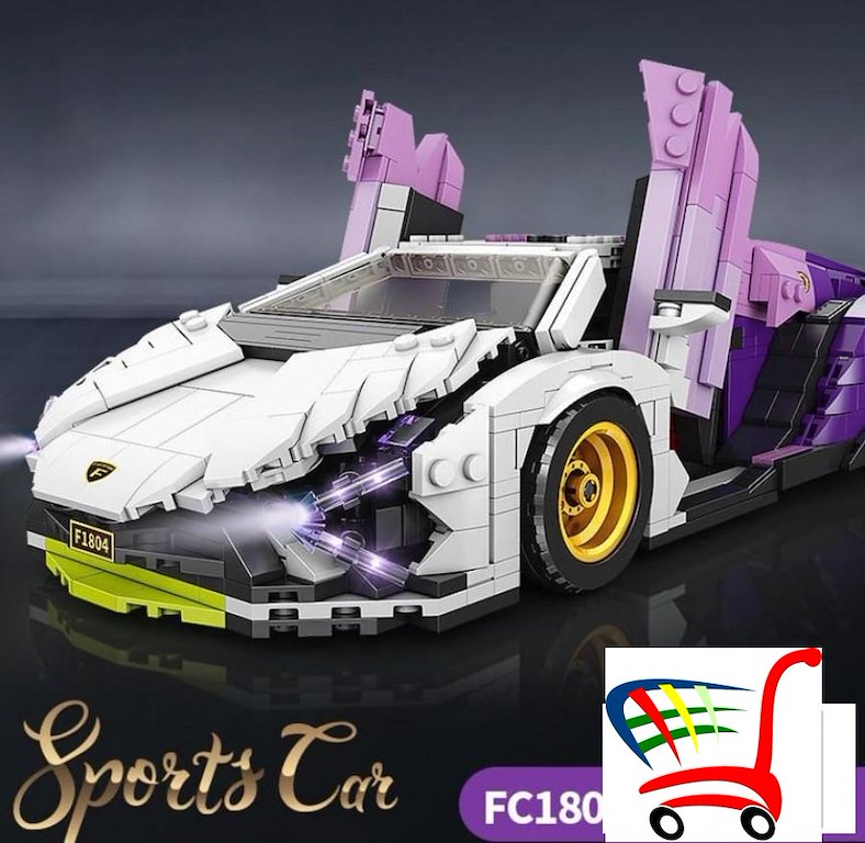 Sportski auto (Veliki set kockica) – Sportski auto (Veliki set kockica)