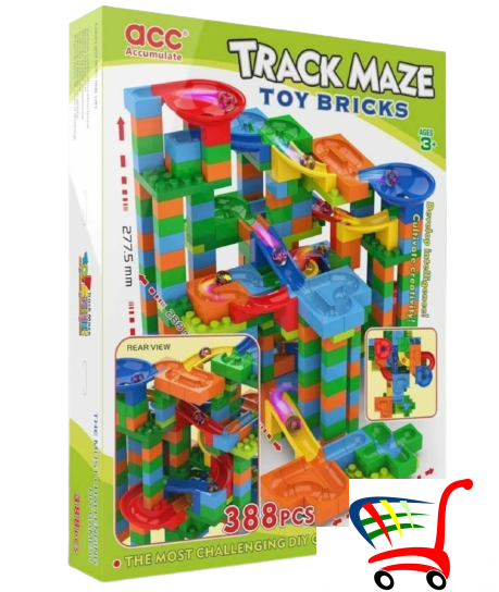 Track Maze kocke sa 388 delova – Track Maze kocke sa 388 delova