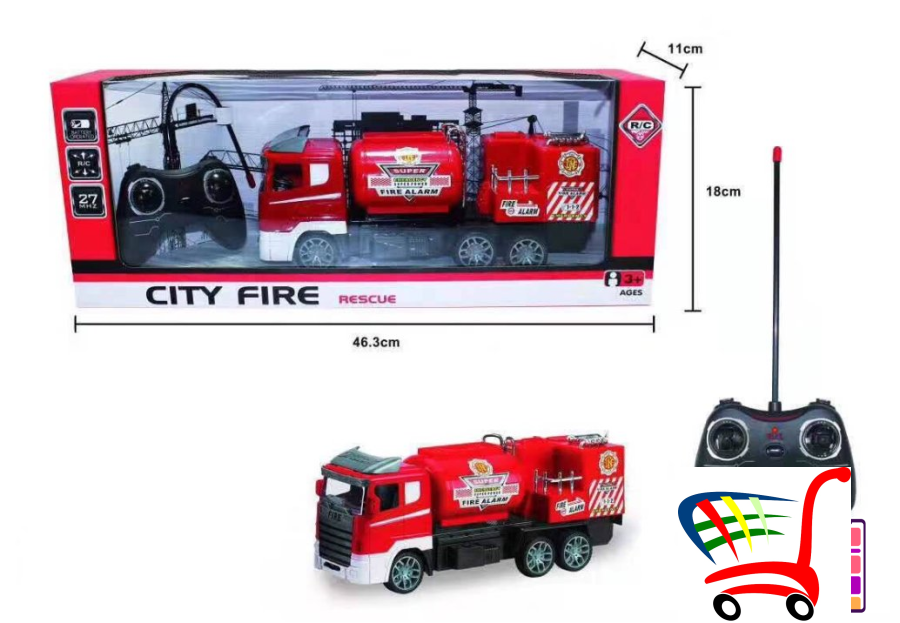 Vatrogasni auto na daljinsko upravljanje – Vatrogasni auto na daljinsko upravljanje