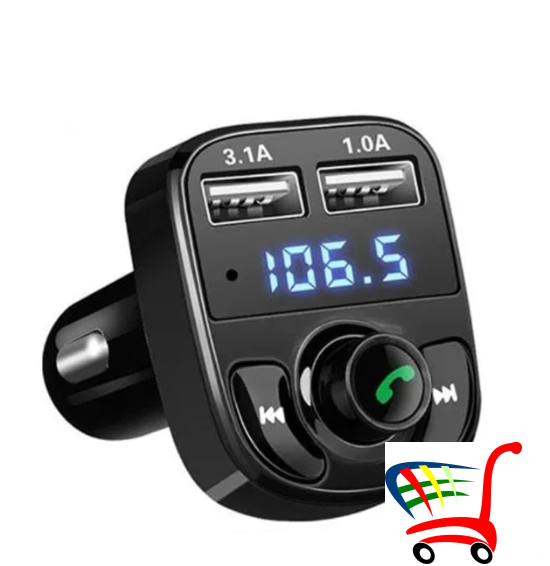 X8 MP3 plejer + punjac za auto – X8 MP3 plejer + punjac za auto