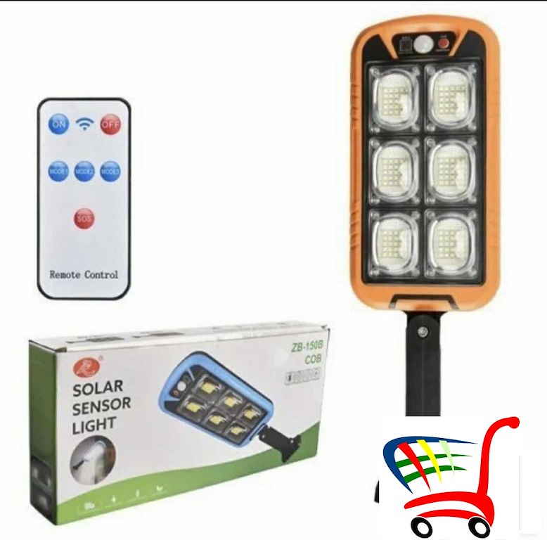zidna solarna lampa sa senzorom – reflektor – ZB 150B – zidna solarna lampa sa senzorom – reflektor – ZB 150B