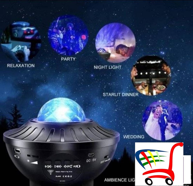 Zvezdano nebo projektor+Bluetooth zvučnik/Starry projector – Zvezdano nebo projektor+Bluetooth zvučnik/Starry projector