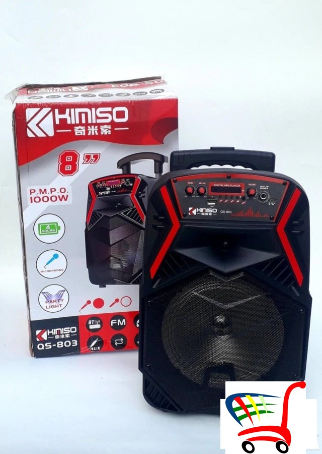 Zvučnik Bluetooth karaoke sa mikrofonom Kimiso QS-834 – Zvučnik Bluetooth karaoke sa mikrofonom Kimiso QS-834