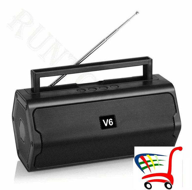 Zvučnik Bluetooth model V6 + FM radio, USB, mikro SD – Zvučnik Bluetooth model V6 + FM radio, USB, mikro SD