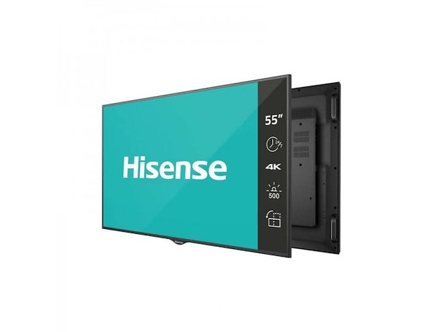 Hisense 55` 55BM66AE 4K UHD Digital Signage Display - 24/7 Operation