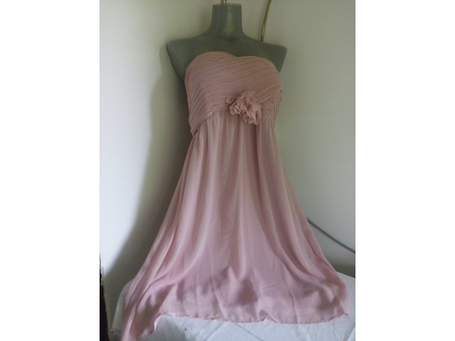 Esprit roze top haljina s cvetom 42